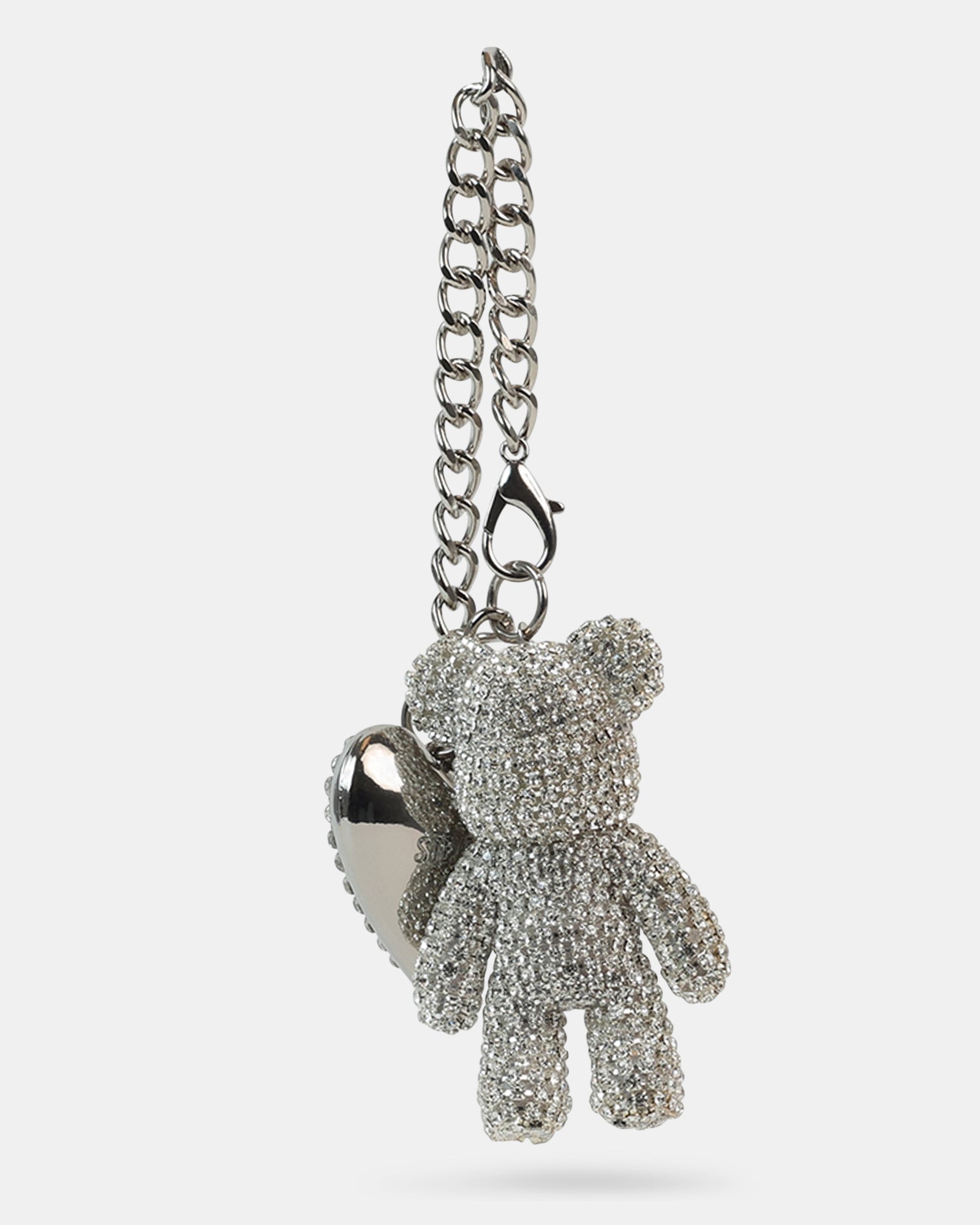 D-TEDDY Silver Rhinestone Bag Charm | Women's Designer Handbags – Steve Madden Canada