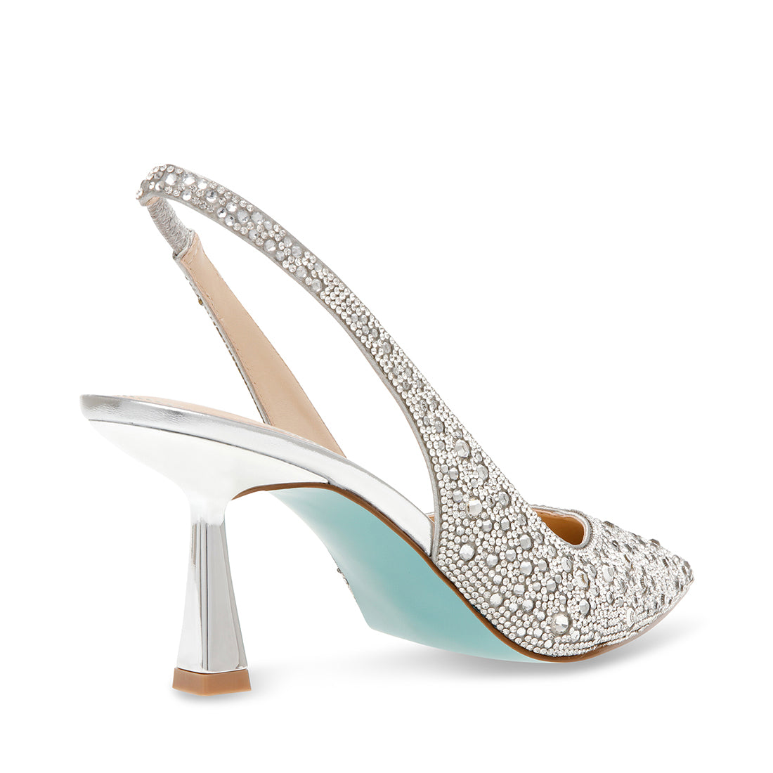SB-CLARK Silver Rhinestone Heels | Women's Designer Heels – Steve ...