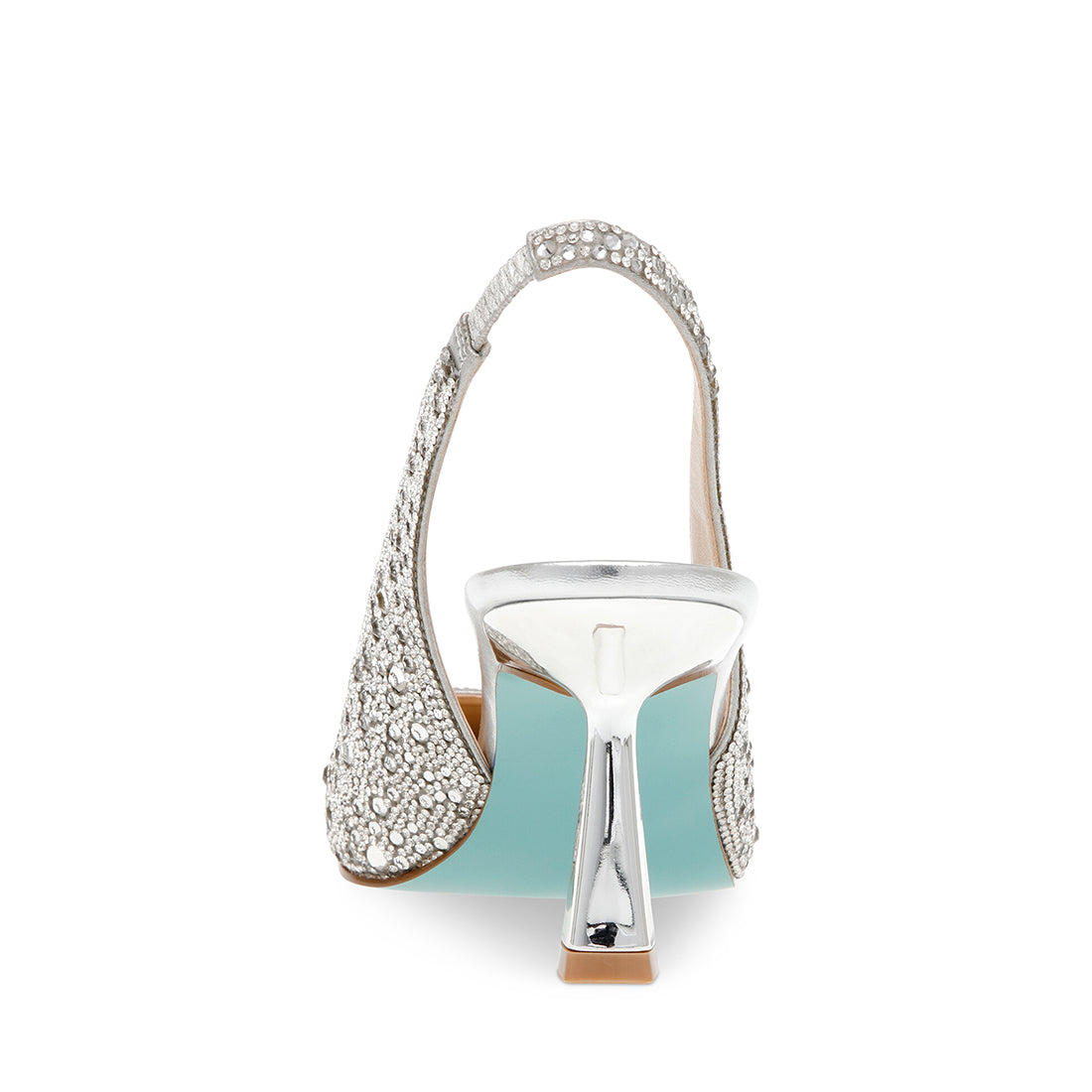 SB-CLARK Silver Rhinestone Heels | Women's Designer Heels – Steve ...