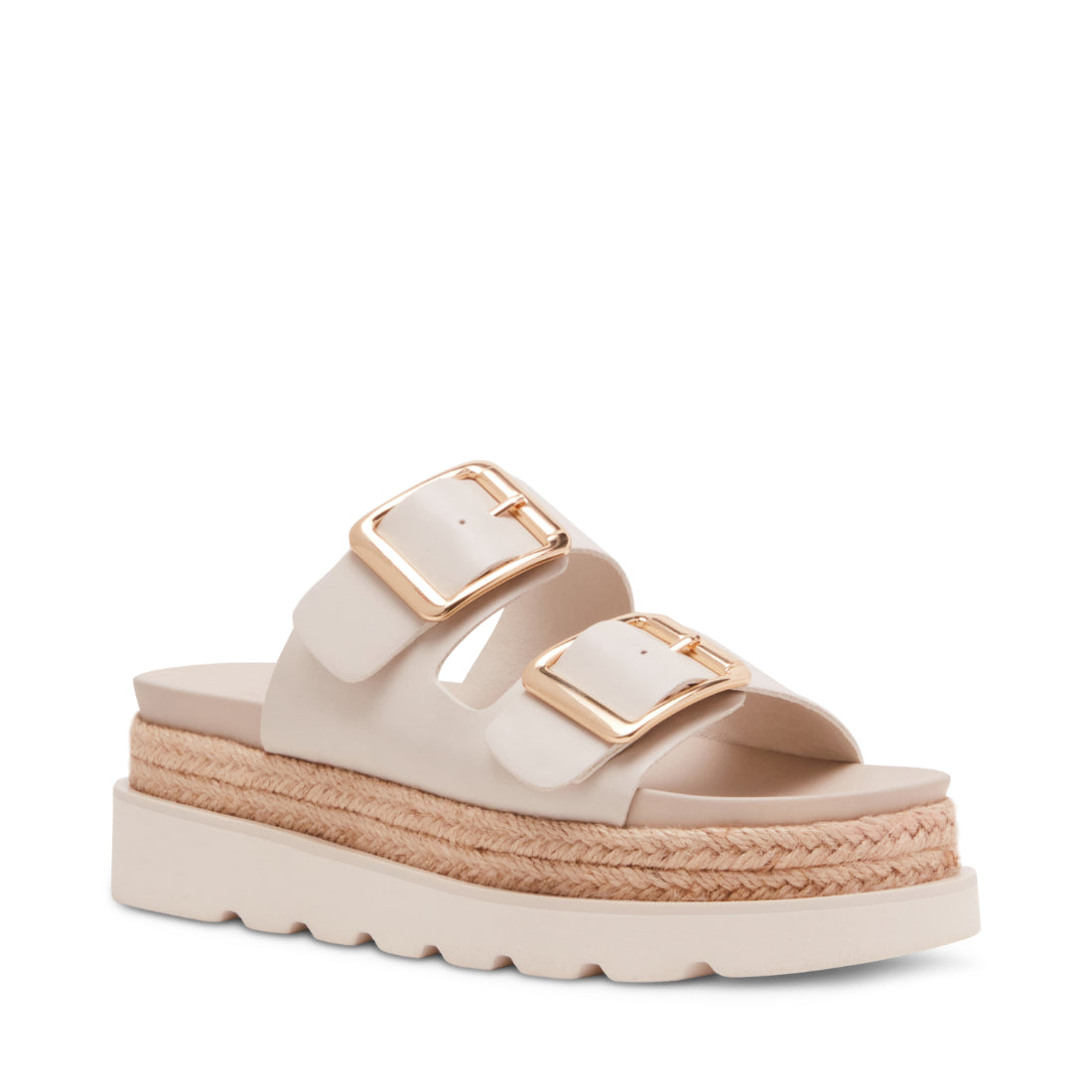 MYTHICALL Natural Platform Slide Sandal | Women's Designer Sandals ...