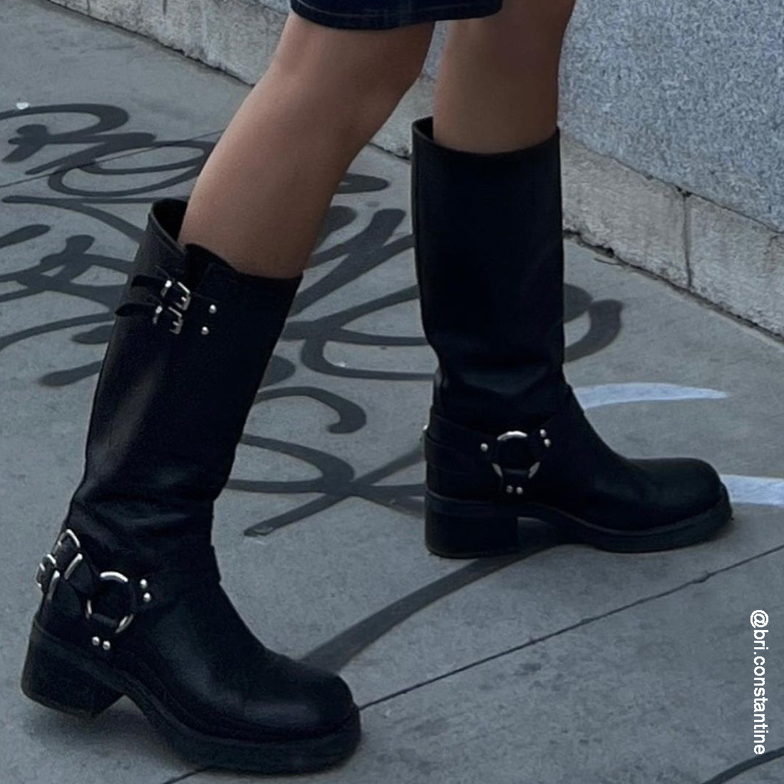 ASTOR Black Leather Knee High Boots | Women's Designer Boots – Steve ...