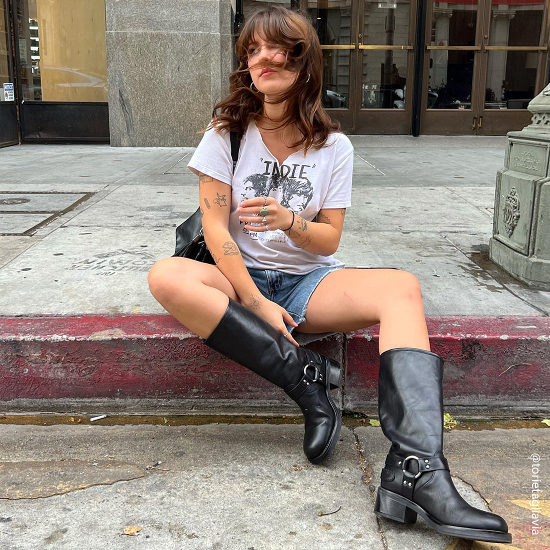 ASTOR Black Leather Knee High Boots | Women's Designer Boots – Steve Madden Canada