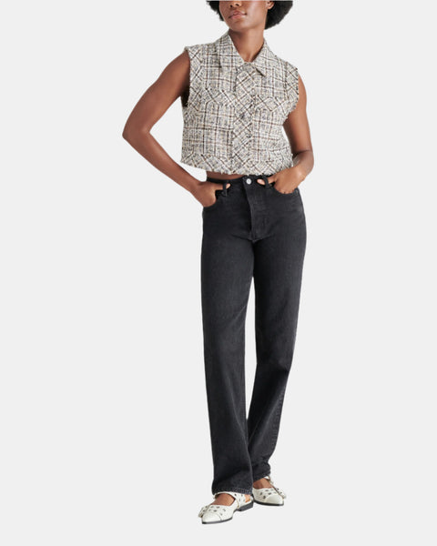 BIJOU Khaki Vest | Women's Designer Clothing – Steve Madden Canada