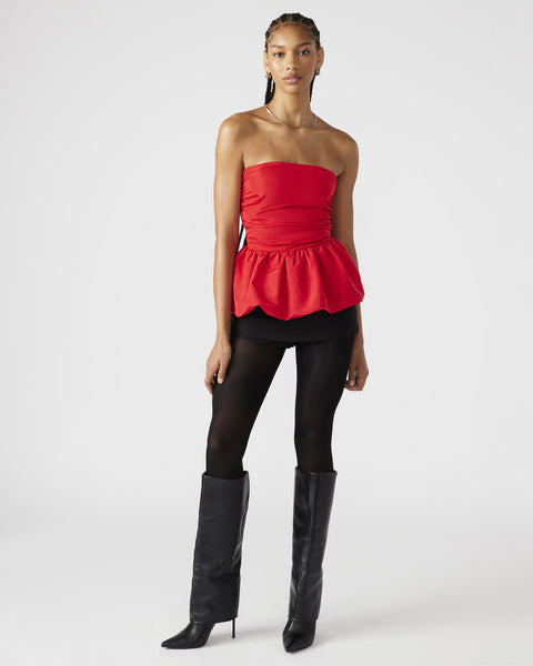 AMARI Red Strapless Top | Women's Designer Clothing – Steve Madden Canada