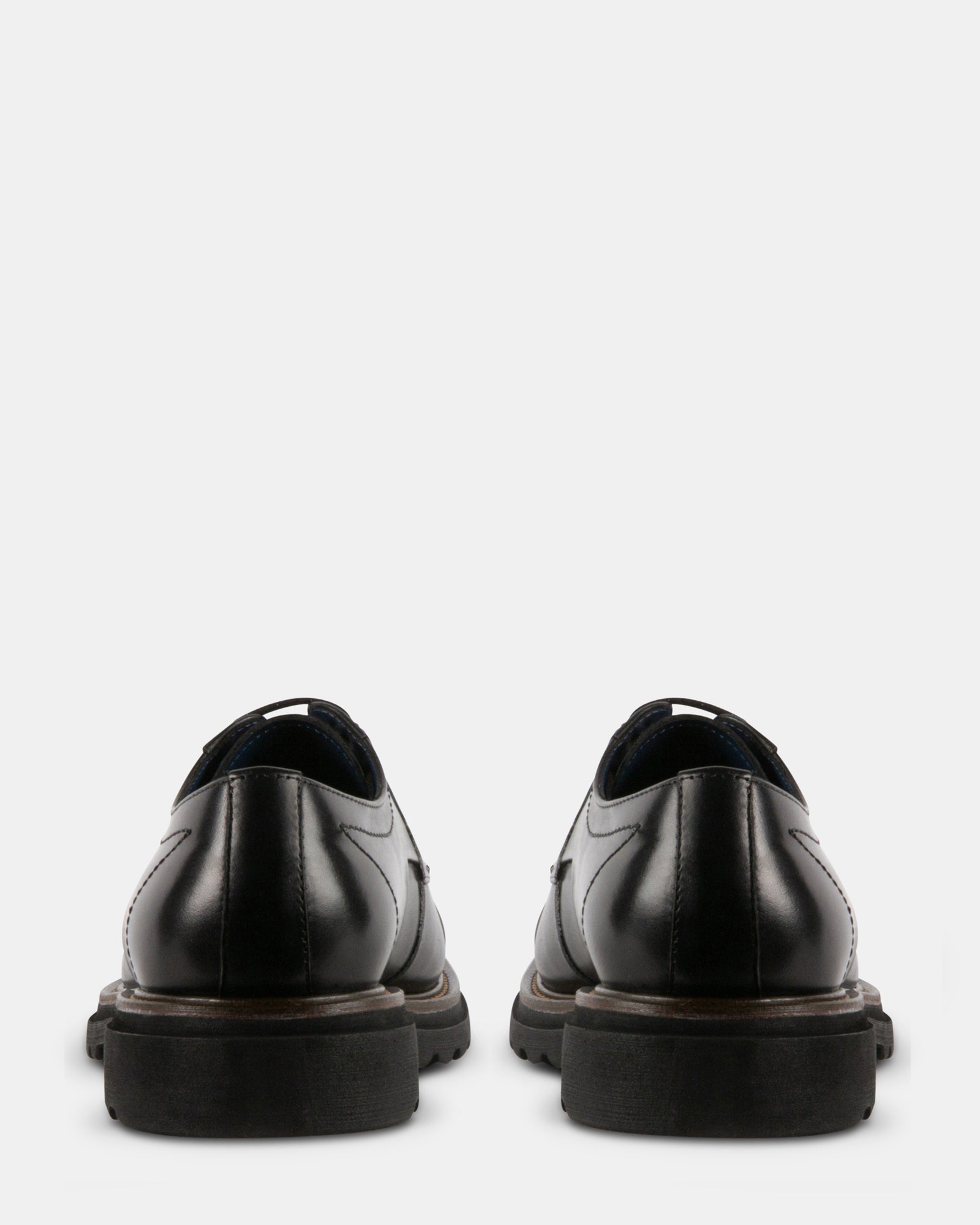 KNITTE Black Leather Slip-On Dress Shoes | Men's Designer Shoes – Steve ...