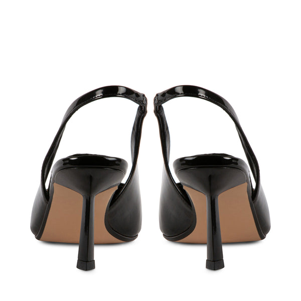 DELVA Black Patent Slingback Pointed-Toe Heel | Women's Designer Heels – Steve Madden Canada
