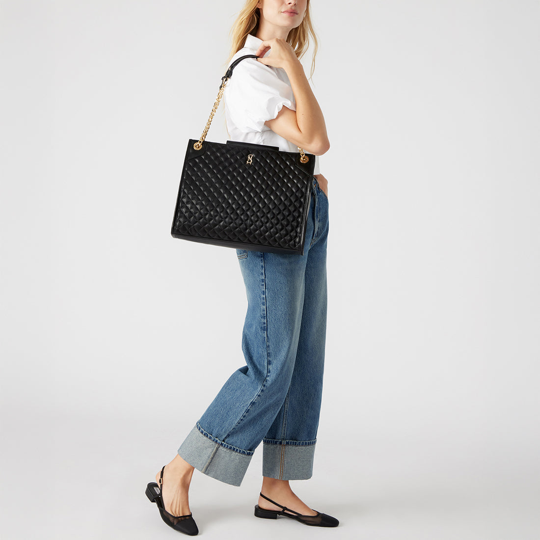 BACCENT Black Multi Tote Bag | Women's Designer Handbags – Steve Madden ...