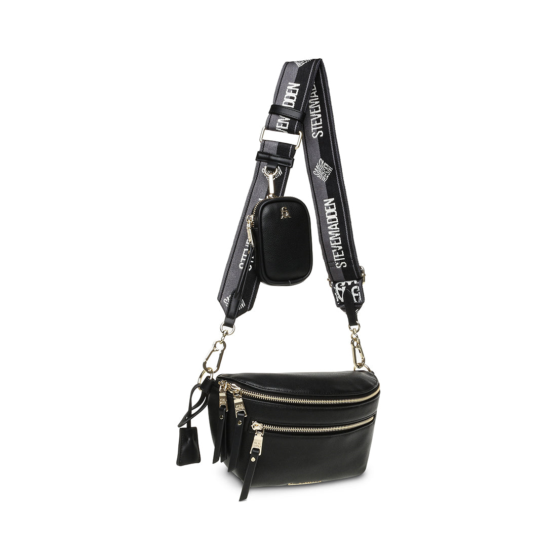 BCLARKE Black Multi Crossbody Bag | Women's Designer Handbags – Steve Madden Canada
