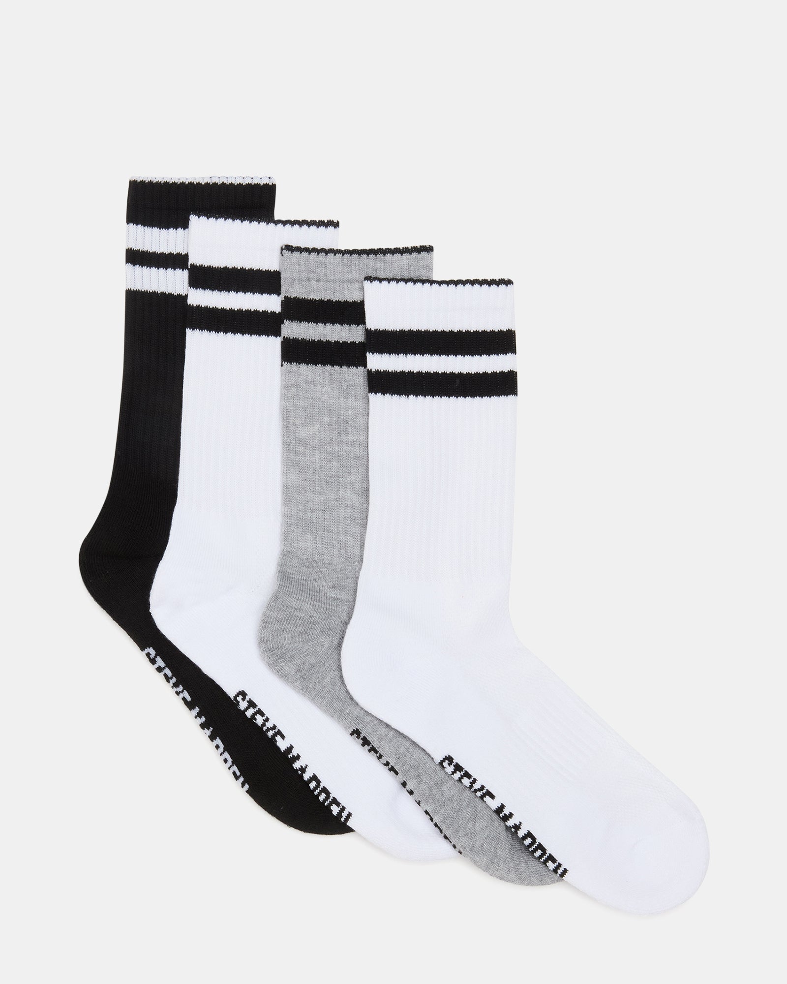 STACIA SOCKS White Multi | Women's Designer Accessories – Steve Madden ...