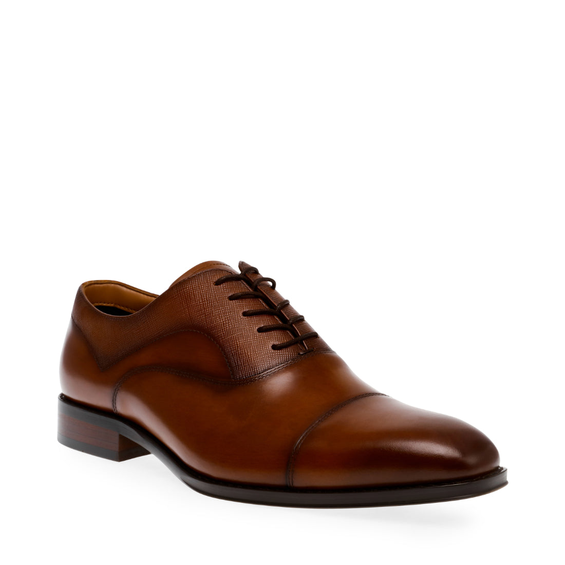 PLAKARD Tan Leather Lace Up Dress Shoes | Men's Designer Dress Shoes ...