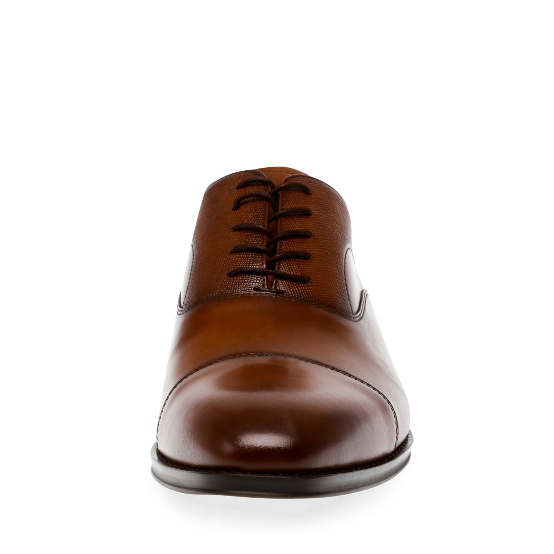 PLAKARD Tan Leather Lace Up Dress Shoes | Men's Designer Dress Shoes ...
