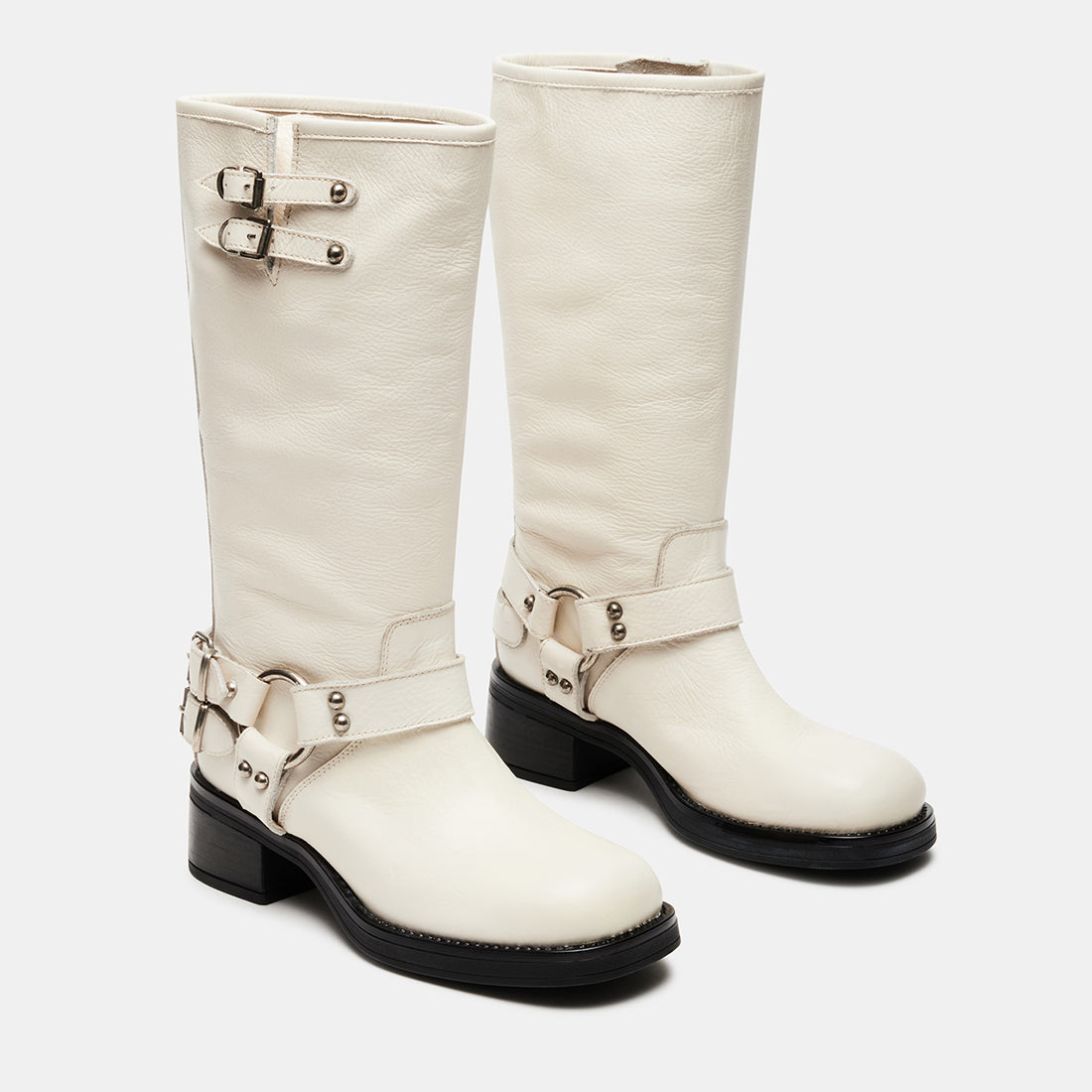 ASTOR Natural Leather Knee High Boots | Women's Designer Boots – Steve ...