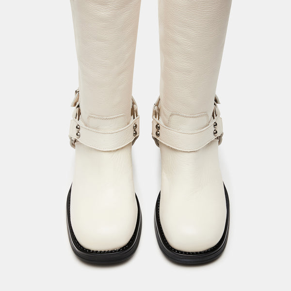 ASTOR Natural Leather Knee High Boots | Women's Designer Boots – Steve ...