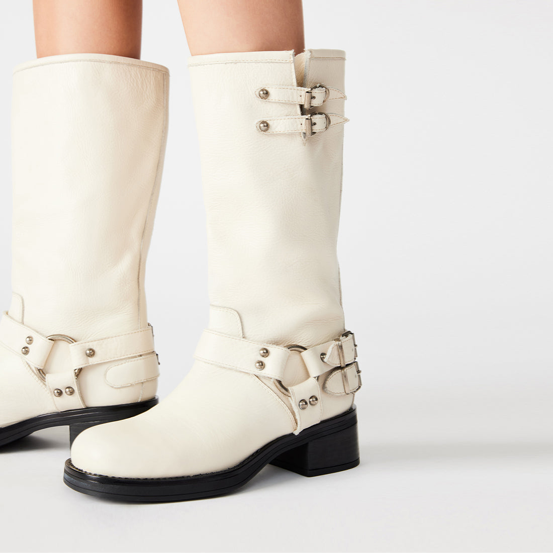 ASTOR Natural Leather Knee High Boots | Women's Designer Boots – Steve ...