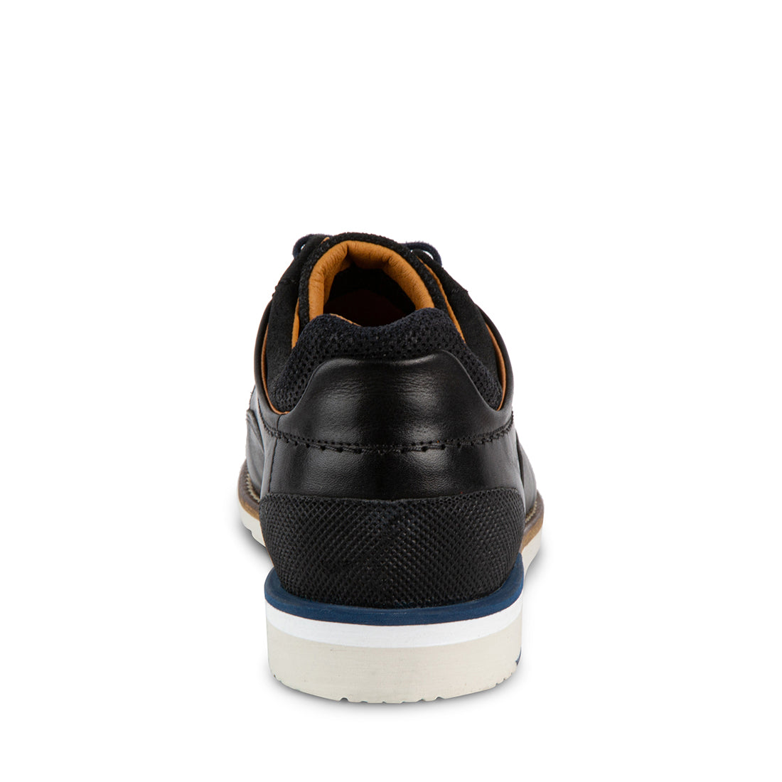 BENICIO Black Leather Casual Shoes | Men's Designer Shoes – Steve ...