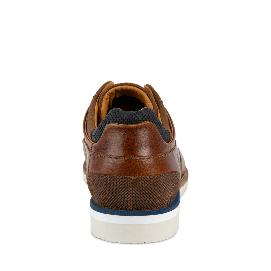 BENICIO Cognac Leather Casual Shoes | Men's Designer Shoes – Steve ...