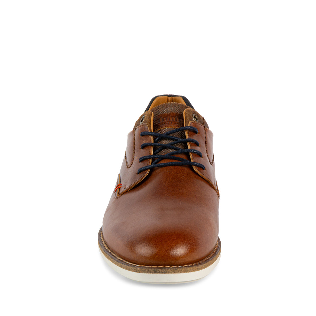 BENICIO Cognac Leather Casual Shoes | Men's Designer Shoes – Steve ...