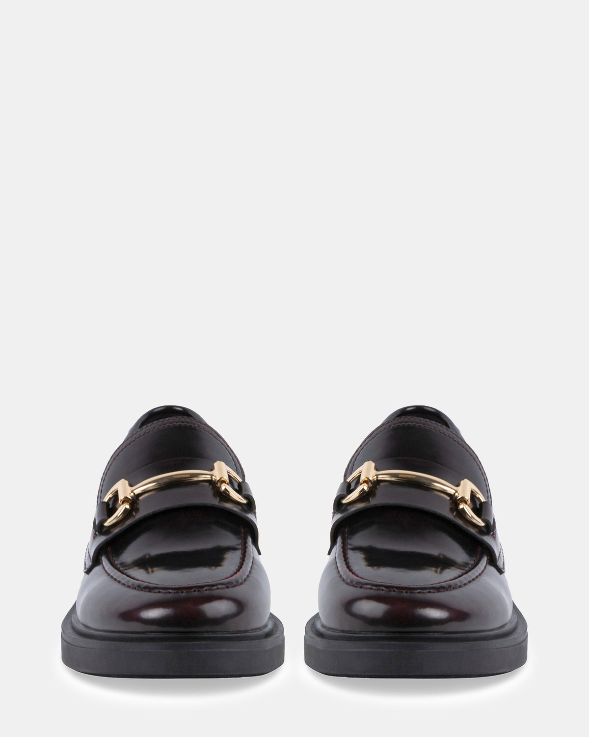 BRIGHT Burgundy Slip-On Loafer | Women's Designer Shoes – Steve Madden ...