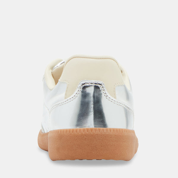 DUO Silver Low-Top Lace-Up Sneaker | Women's Designer Sneakers – Steve ...