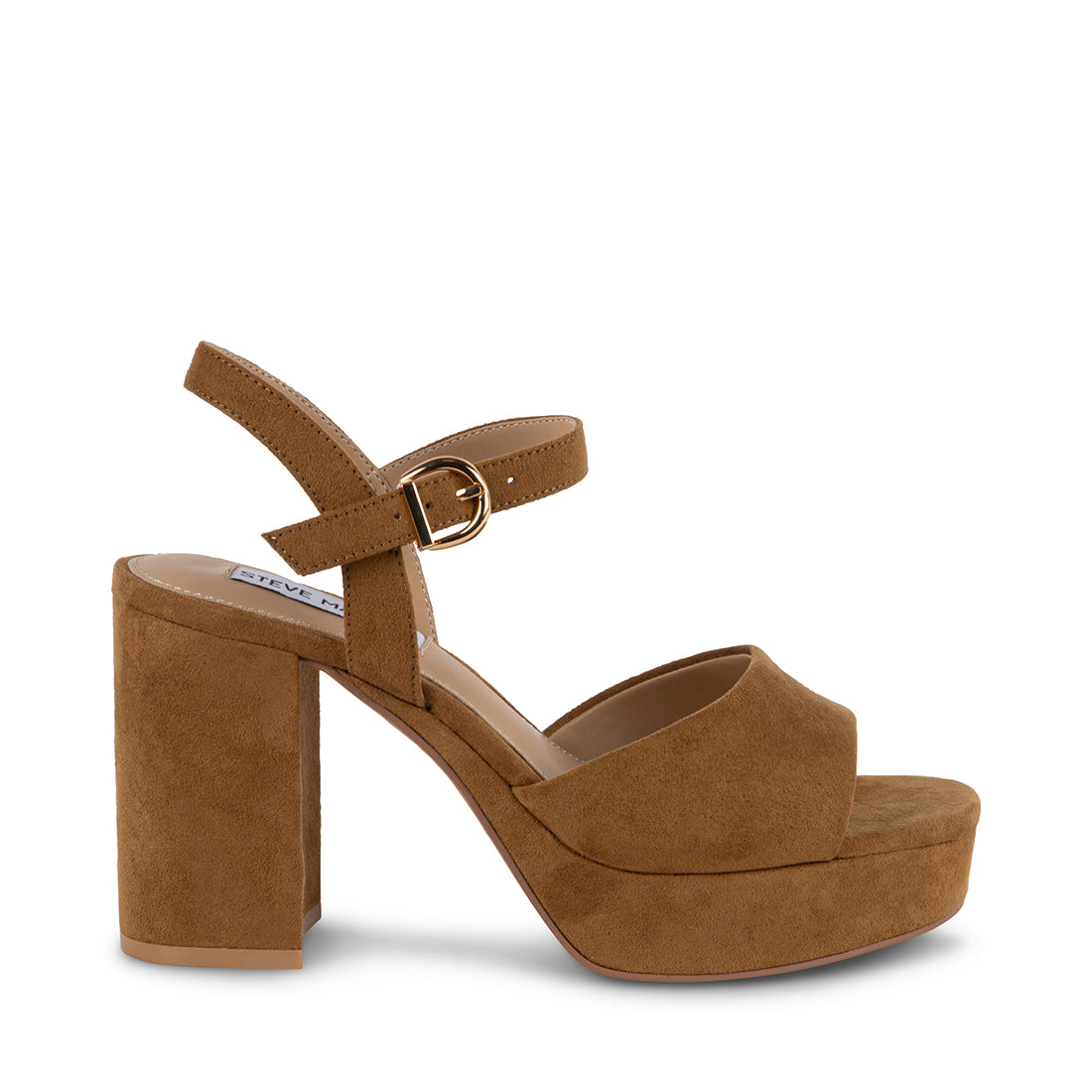 EARTHY Brown Platform Chunky Heels | Women's Designer Shoes – Steve ...