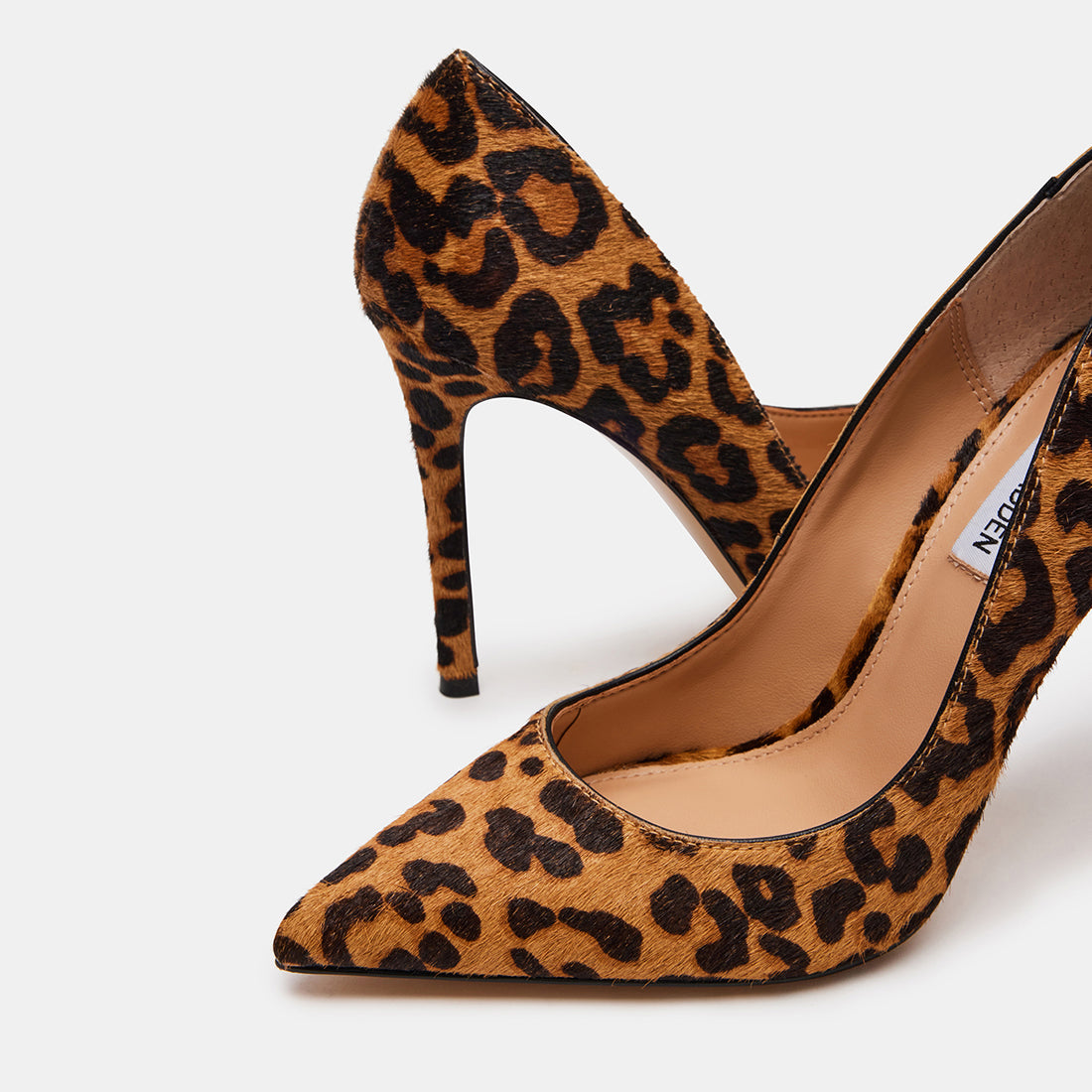 EVELYN-L Leopard Pointy Toe Stiletto Pumps | Women's Designer Heels ...