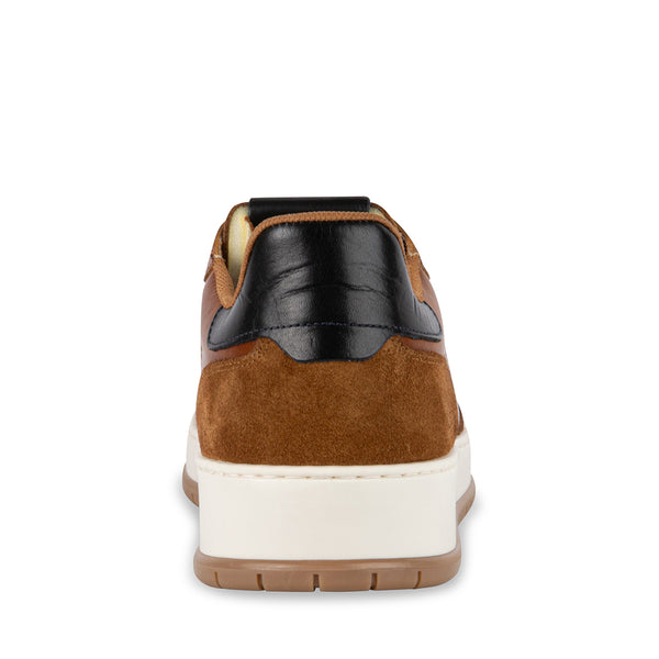 JETT Tan Leather Casual Sneaker | Men's Designer Shoes – Steve Madden ...