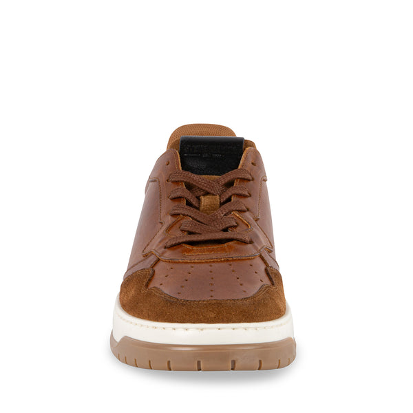 JETT Tan Leather Casual Sneaker | Men's Designer Shoes – Steve Madden ...