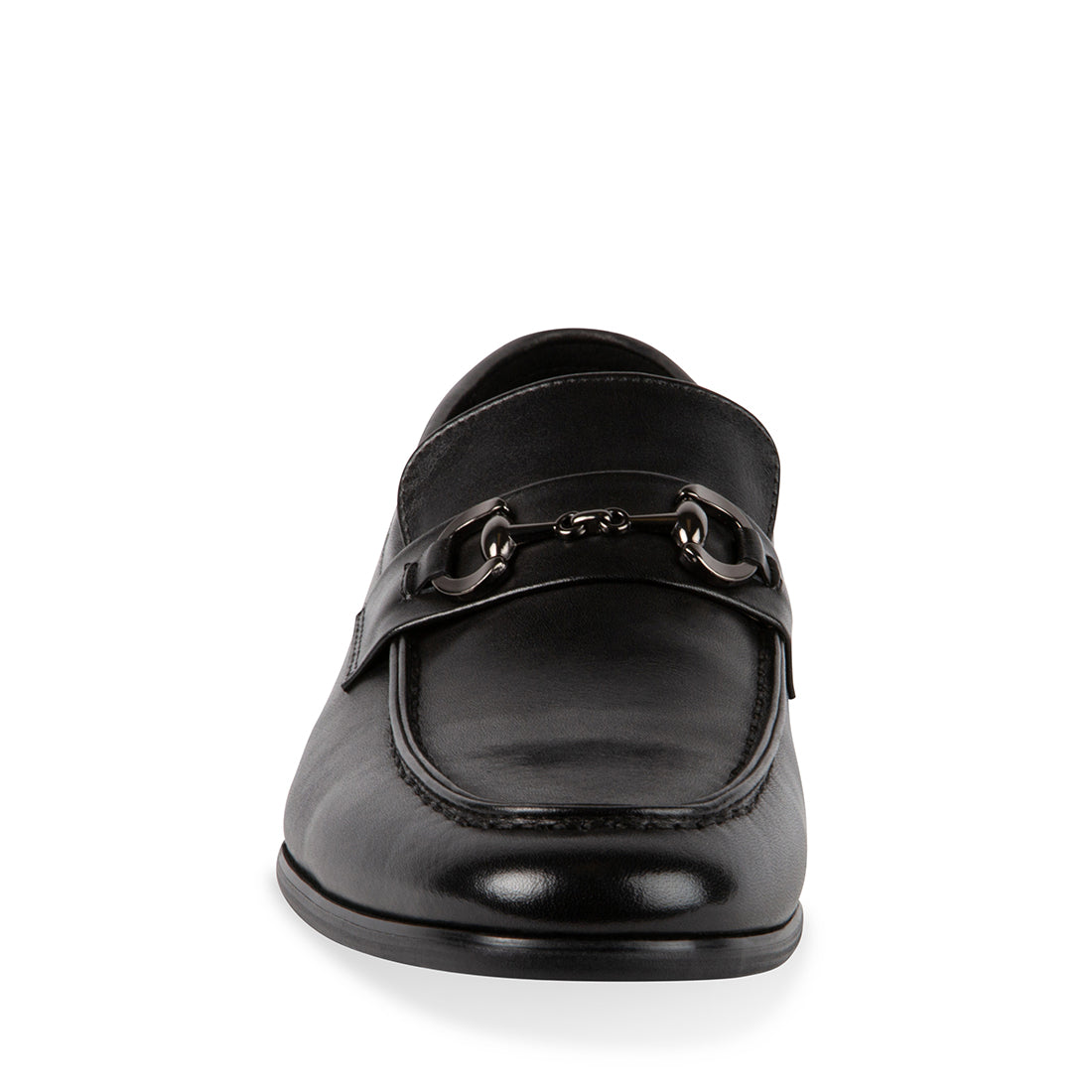 LEDGER Black Leather Loafers | Men's Designer Dress Shoes – Steve ...