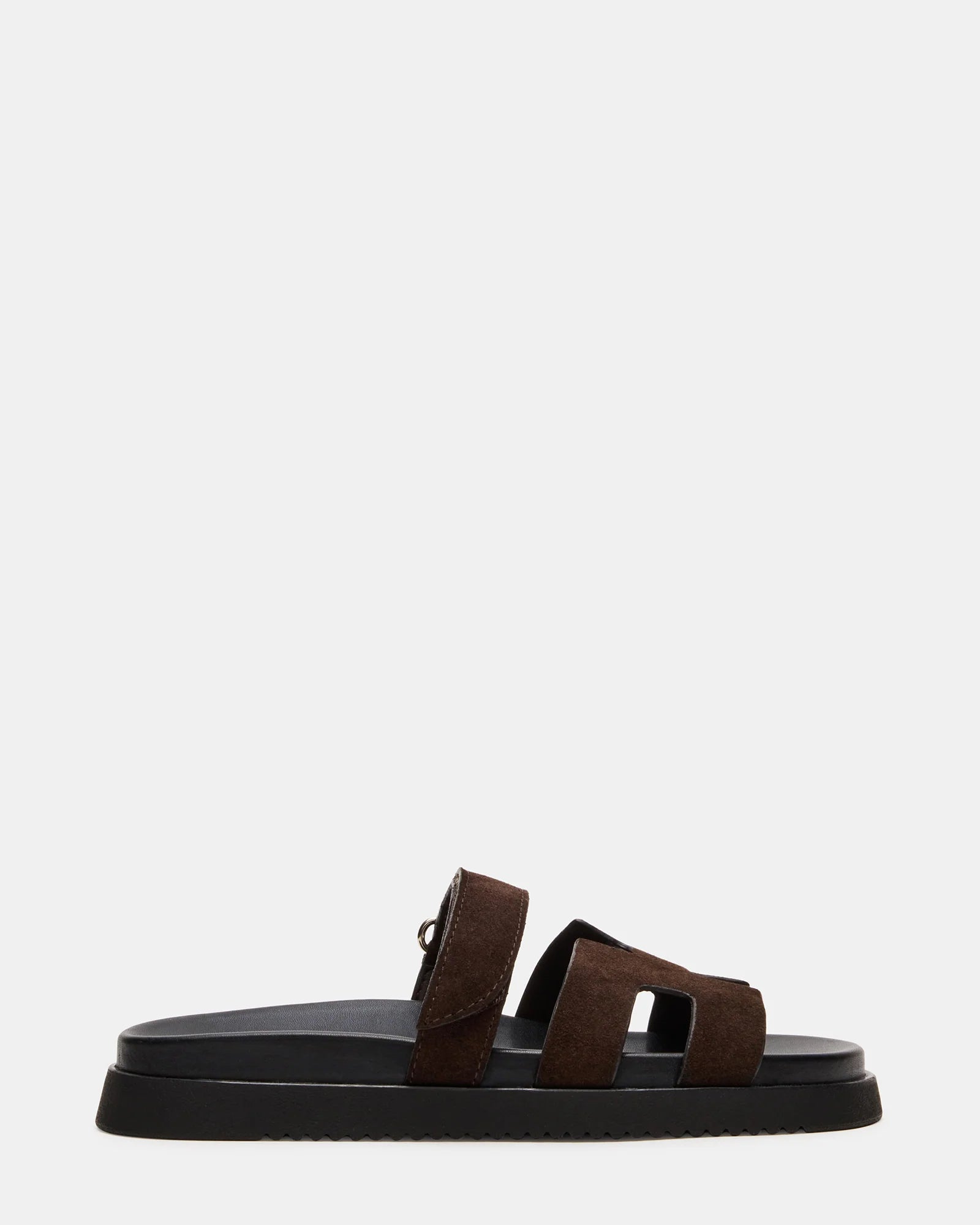 MAYVEN Brown Suede Slides | Women's Designer Shoes – Steve Madden Canada