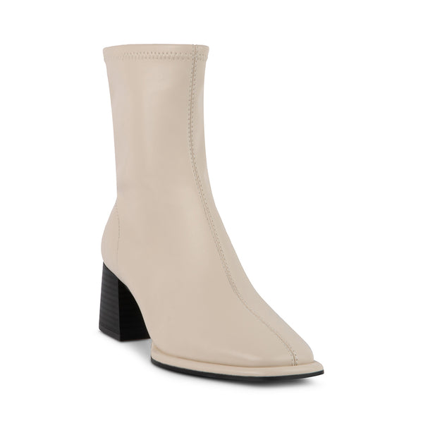 PAMMY Natural Block Heel Ankle Booties | Women's Designer Boots – Steve ...