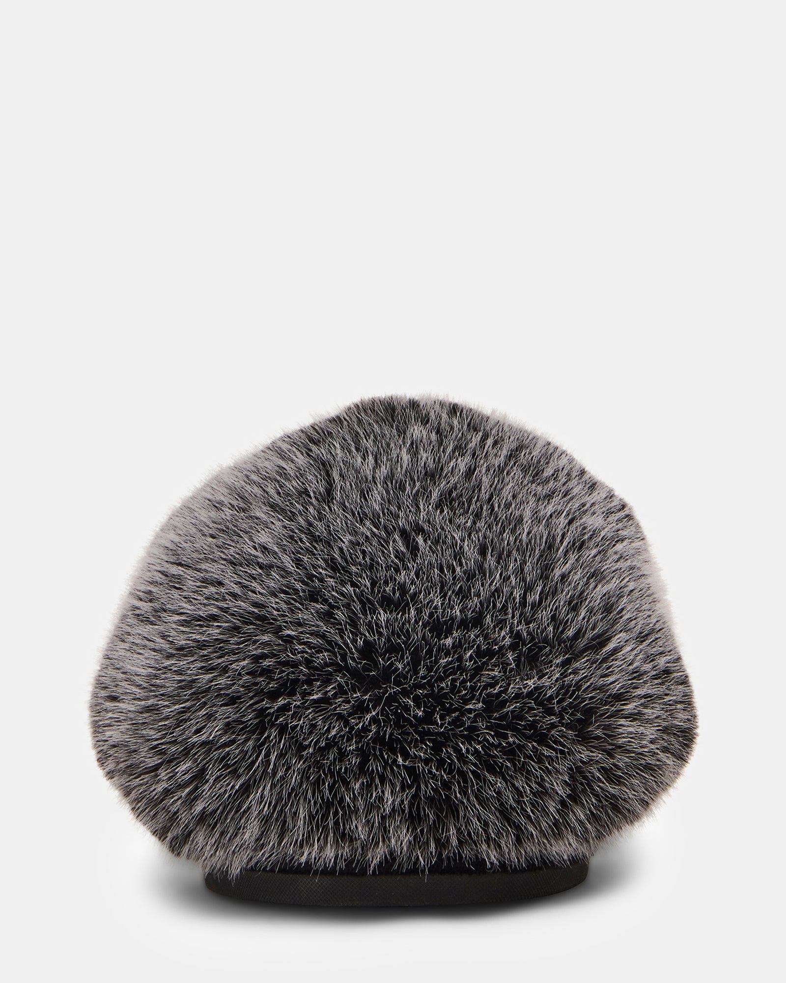 POOF Grey Faux-Fur Slippers | Women's Designer Flats – Steve Madden Canada