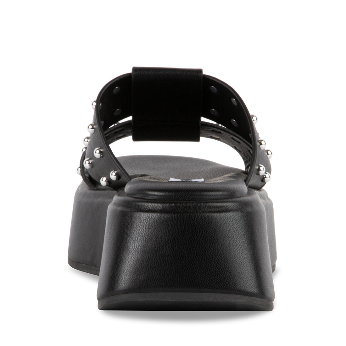 SHAN Black Studded Platform Slide Sandals | Women's Designer Shoes ...