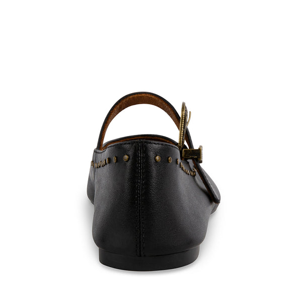 SILENT Black Studded Ballet Flat Shoes | Women's Designer Flats – Steve ...