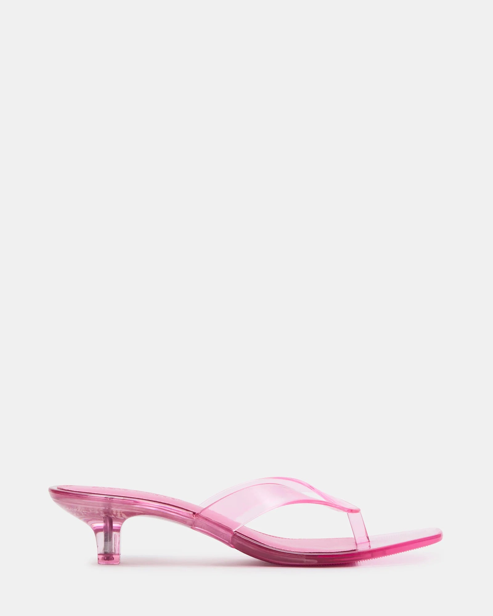 TRACIE-J Pink Thong Strap Kitten Heels | Women's Designer Heels – Steve ...