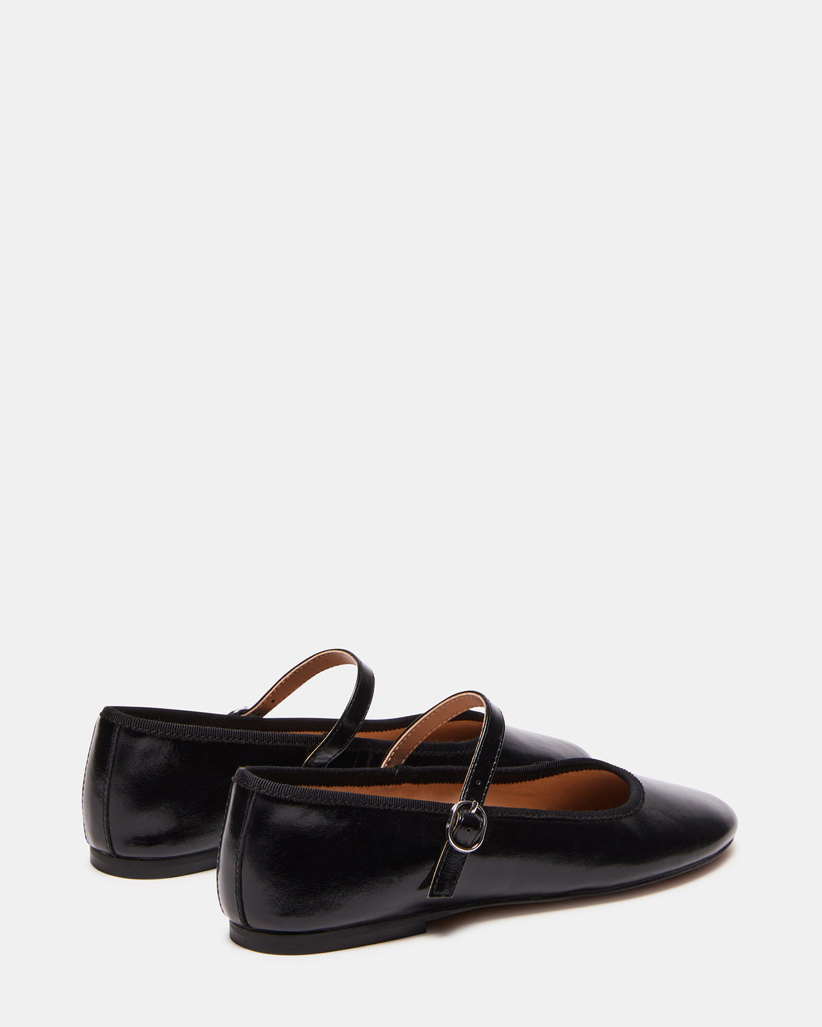 VINETTA Black Leather Ballet Flats | Women's Designer Flats – Steve ...