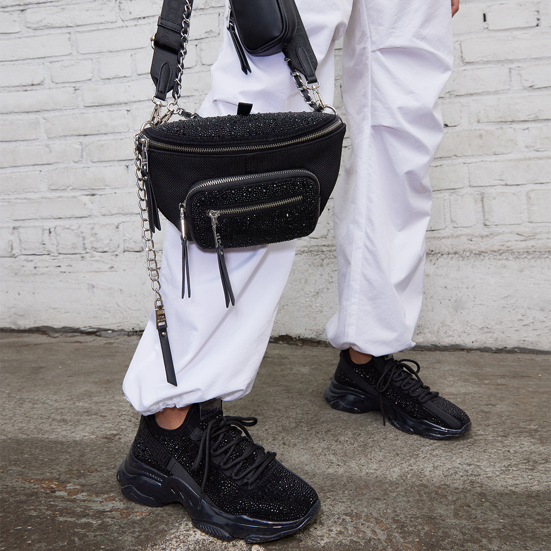 MAXIMA-R Black Women's Sneakers | Women's Designer Sneakers – Steve ...