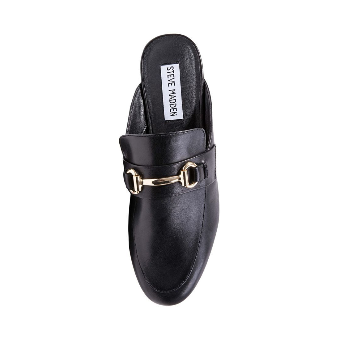 KANDI Black Leather Women's Loafers | Women's Designer Loafers – Steve ...