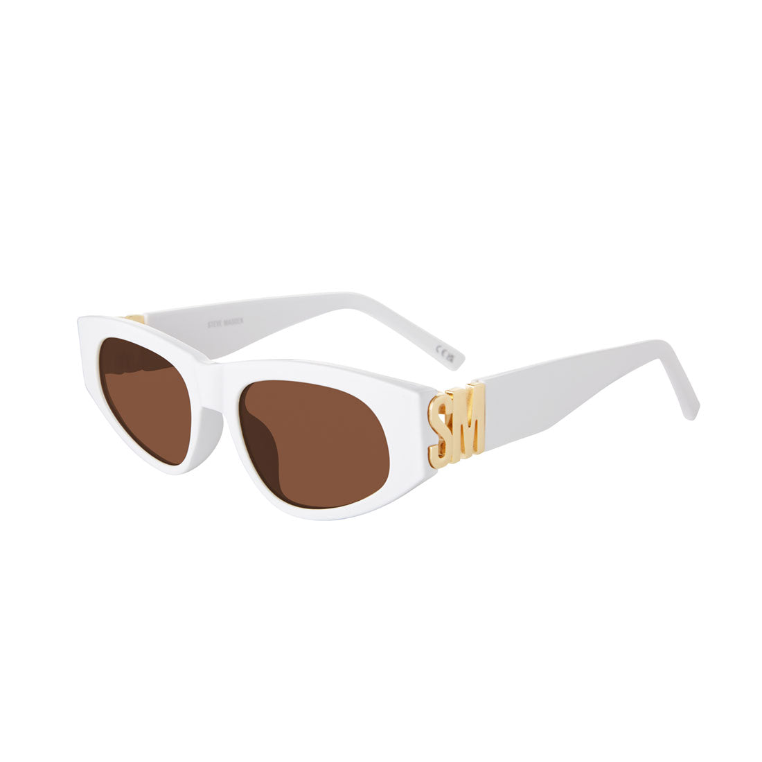 ADRIANE White Sunglasses | Women's Designer Sunglasses – Steve Madden ...