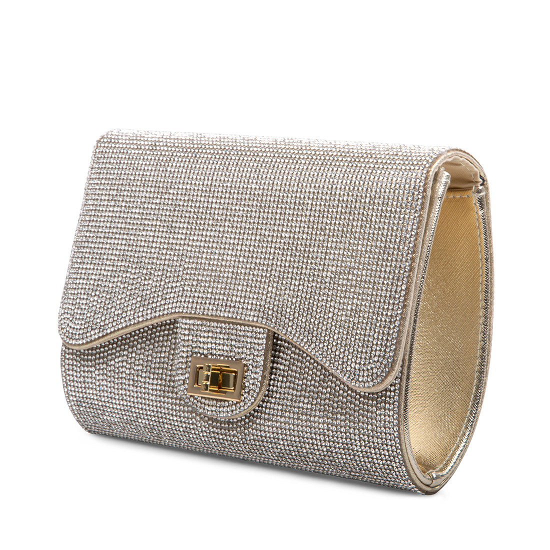 BLOLLY Gold Multi Clutches & Evening Bags | Women's Designer Handbags ...