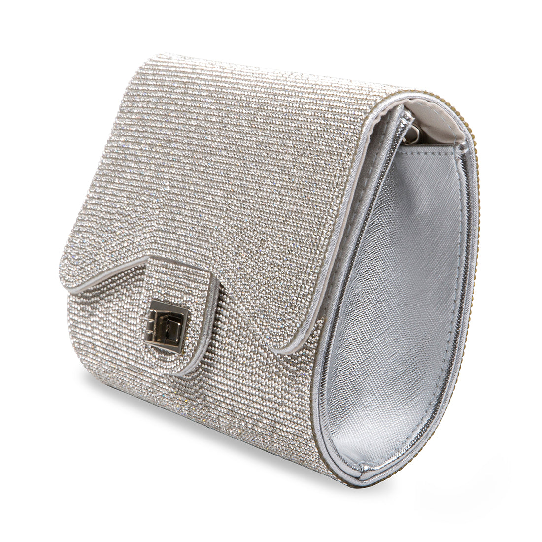 BLOLLY Silver Multi Clutches & Evening Bags | Women's Designer Handbags ...